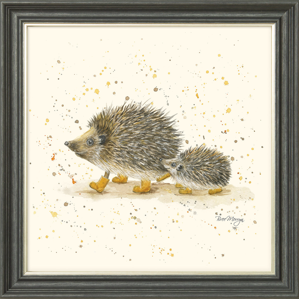 Hedgie Hike Square Framed Print – Bree Merryn Fine Art
