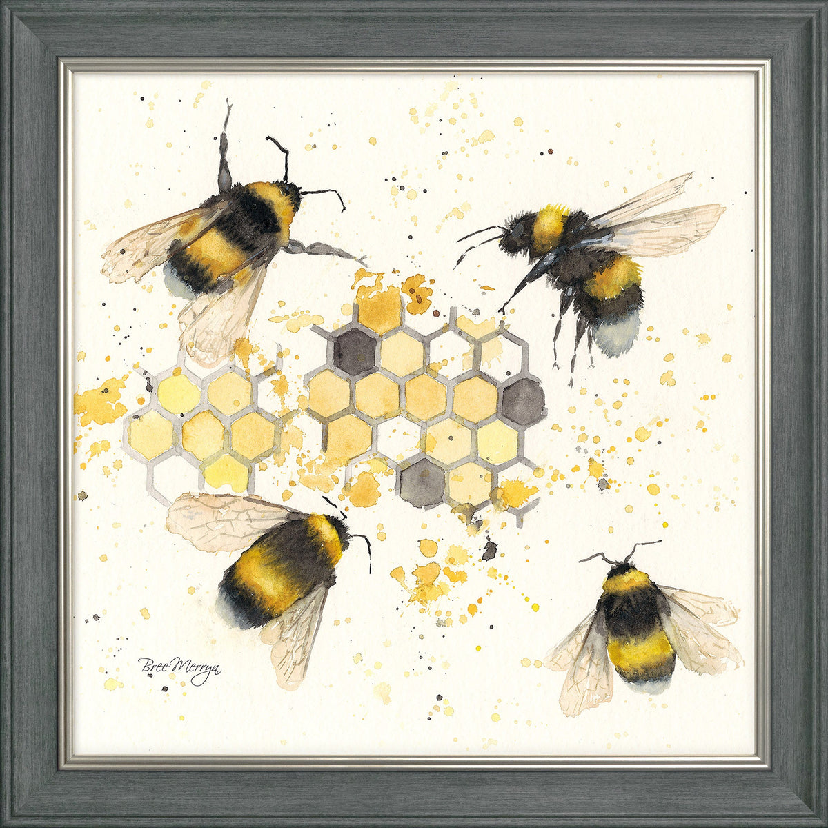 The Pollinators Square Framed Print – Bree Merryn Fine Art