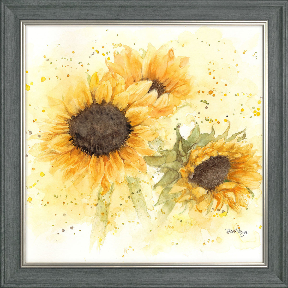 Sunflowers Square Framed Print – Bree Merryn Fine Art